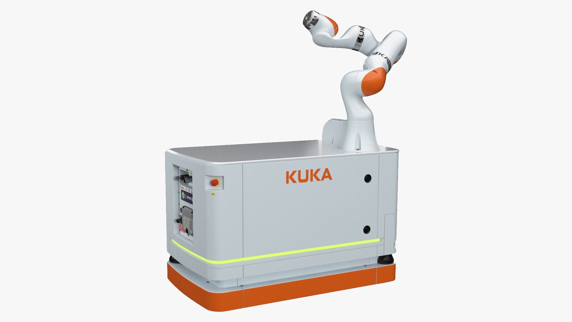 Mobile Robot KUKA KMR Iiwa Rigged For Cinema 4D 3D Model - TurboSquid 2297390