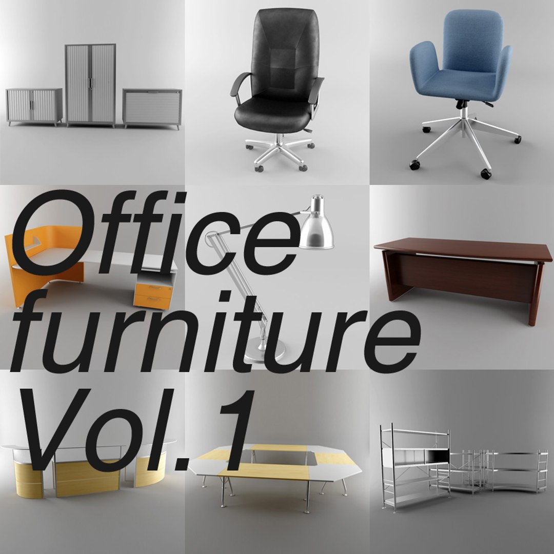 Dxf Office Furniture Vol 1