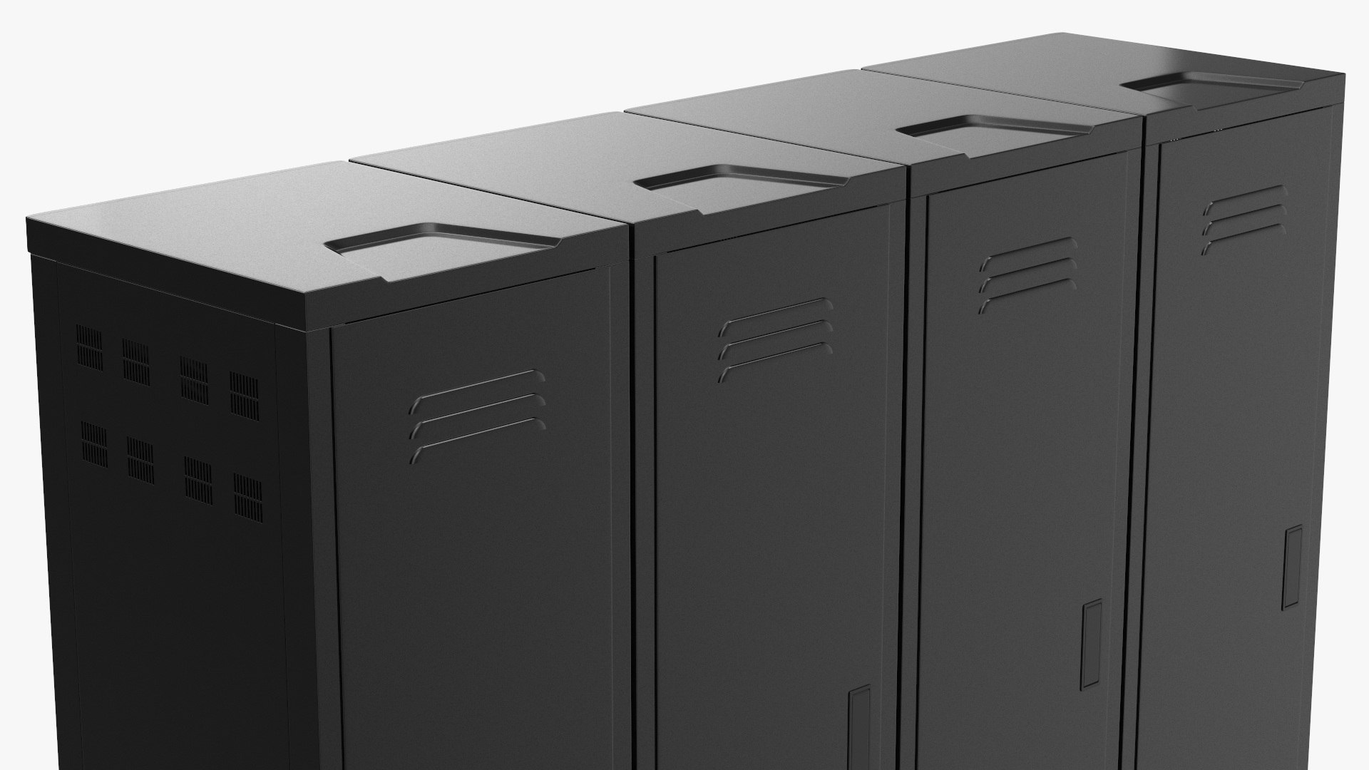 Server Rack Cabinet Array Model - TurboSquid 2279353
