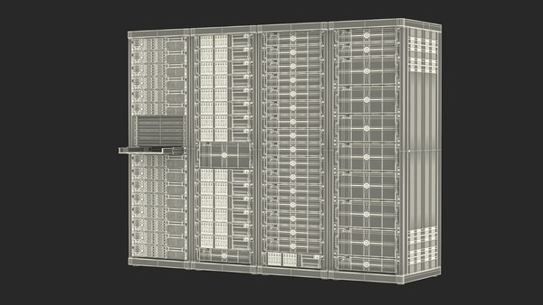 3D модель Массив серверных стоек - TurboSquid 2279353