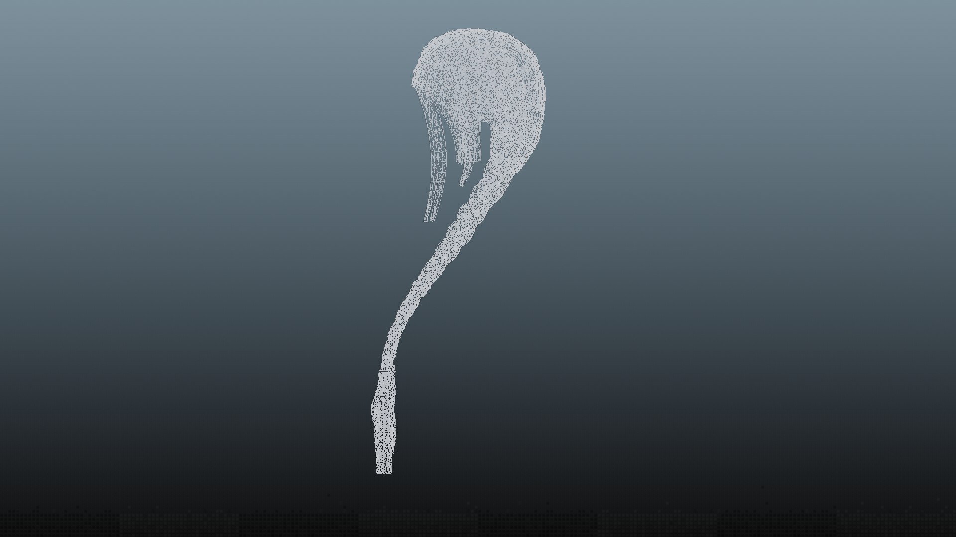 Female Braid Hair Low Poly 4 Colors 3D Model - TurboSquid 2129390