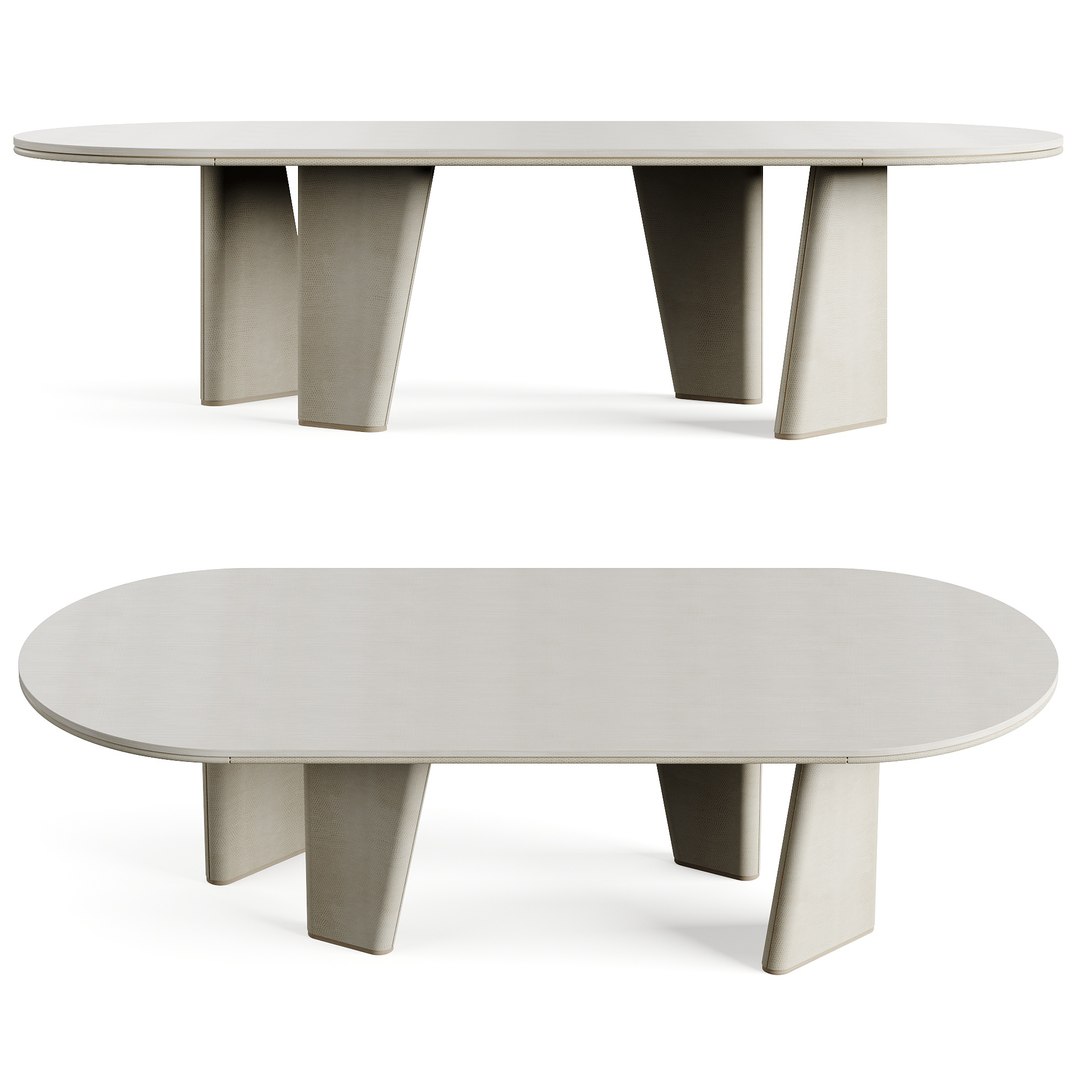 Frato TORTONA II Dining Table model - TurboSquid 2180927