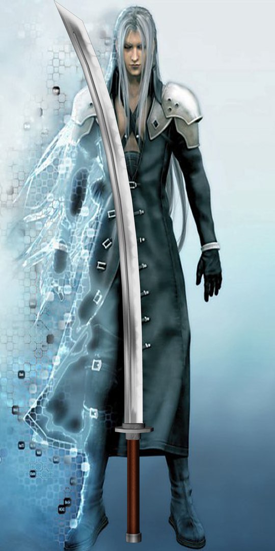 Sword Sephiroth Advent 3d Obj