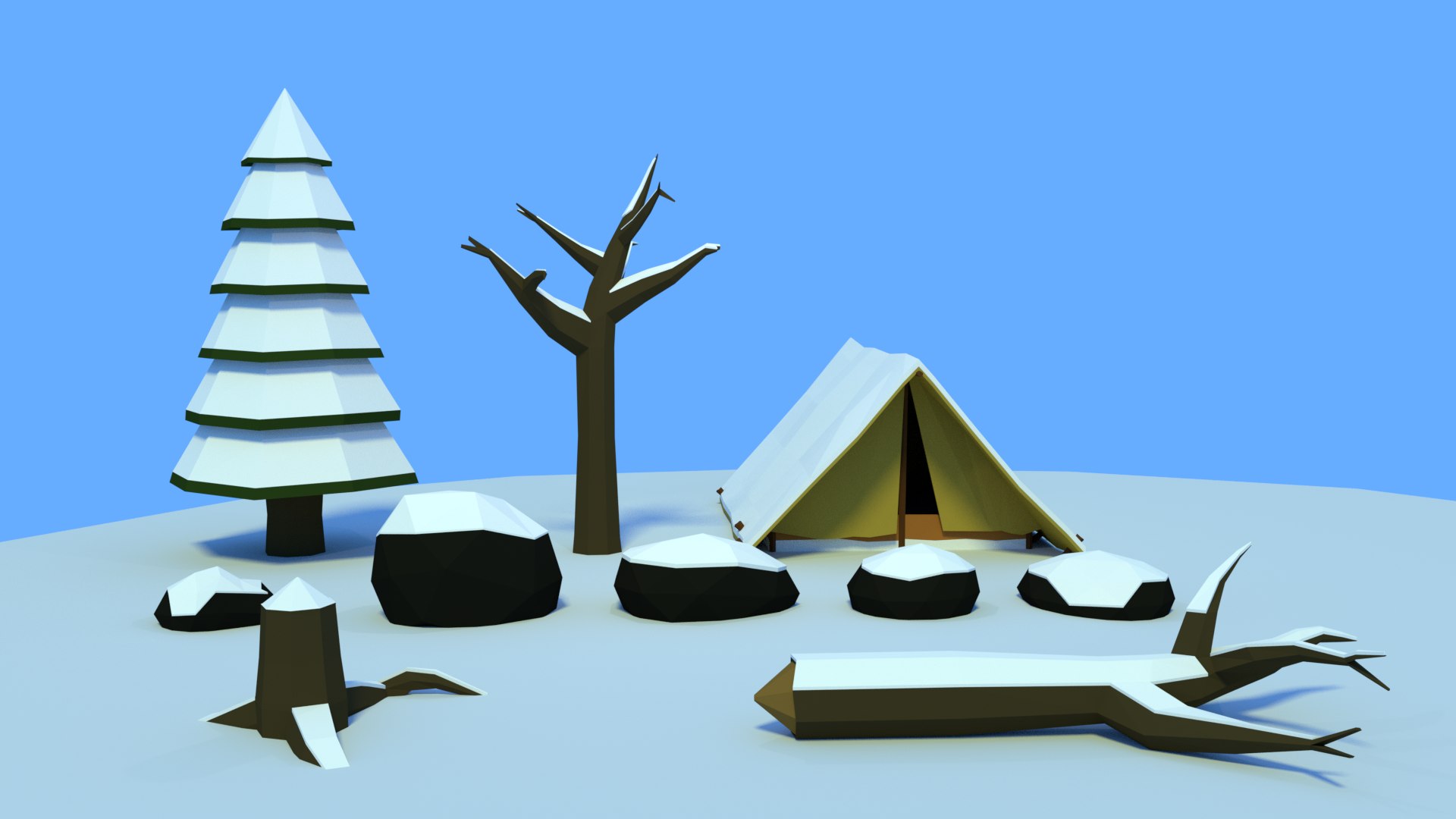 Assets Forrest Tree Model - TurboSquid 1152129