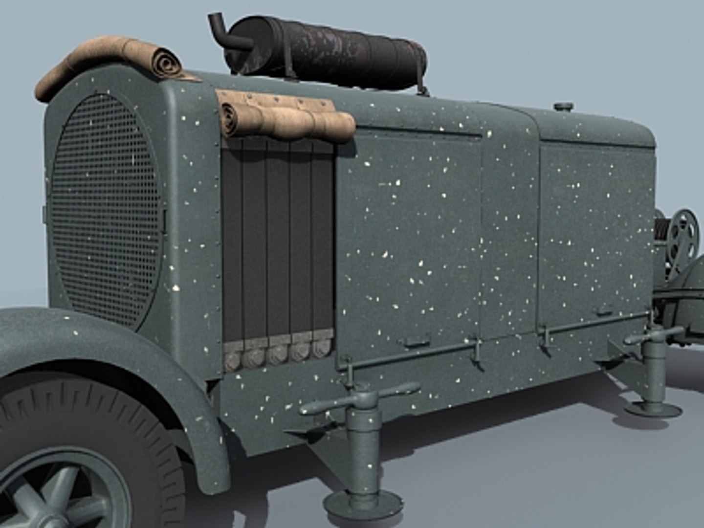 3d Model German Wwii Generator