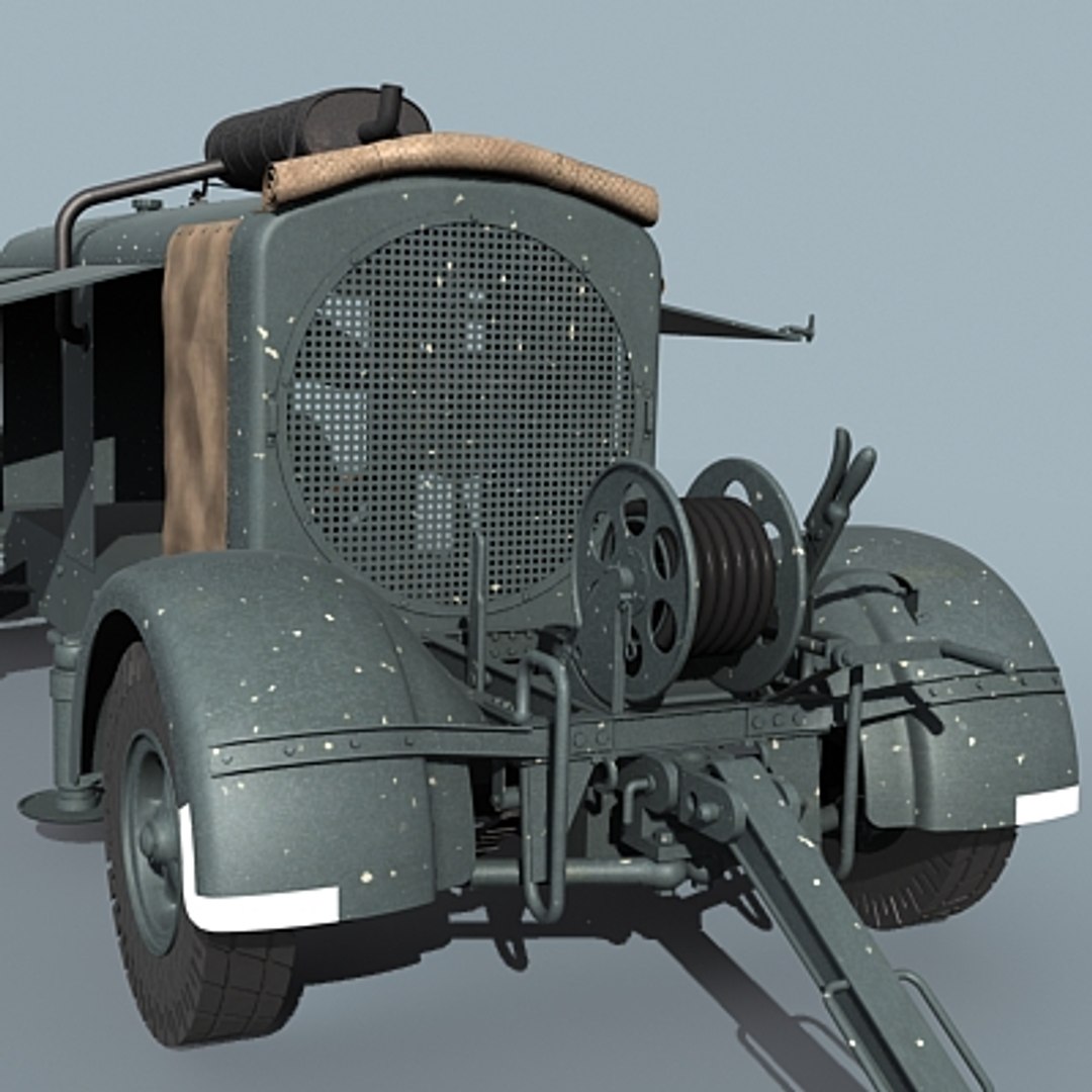 3d Model German Wwii Generator