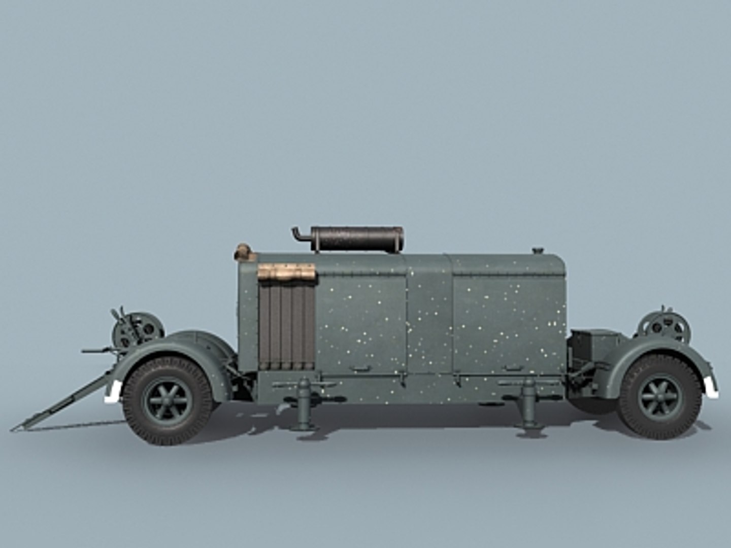3d Model German Wwii Generator