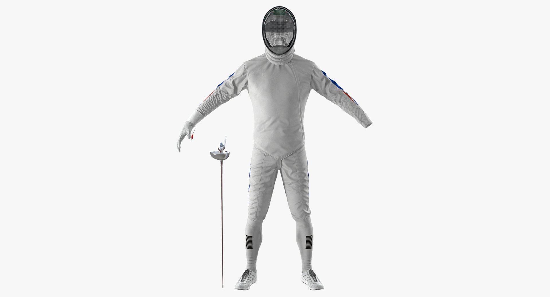 Fencer Suit Model - TurboSquid 1283872
