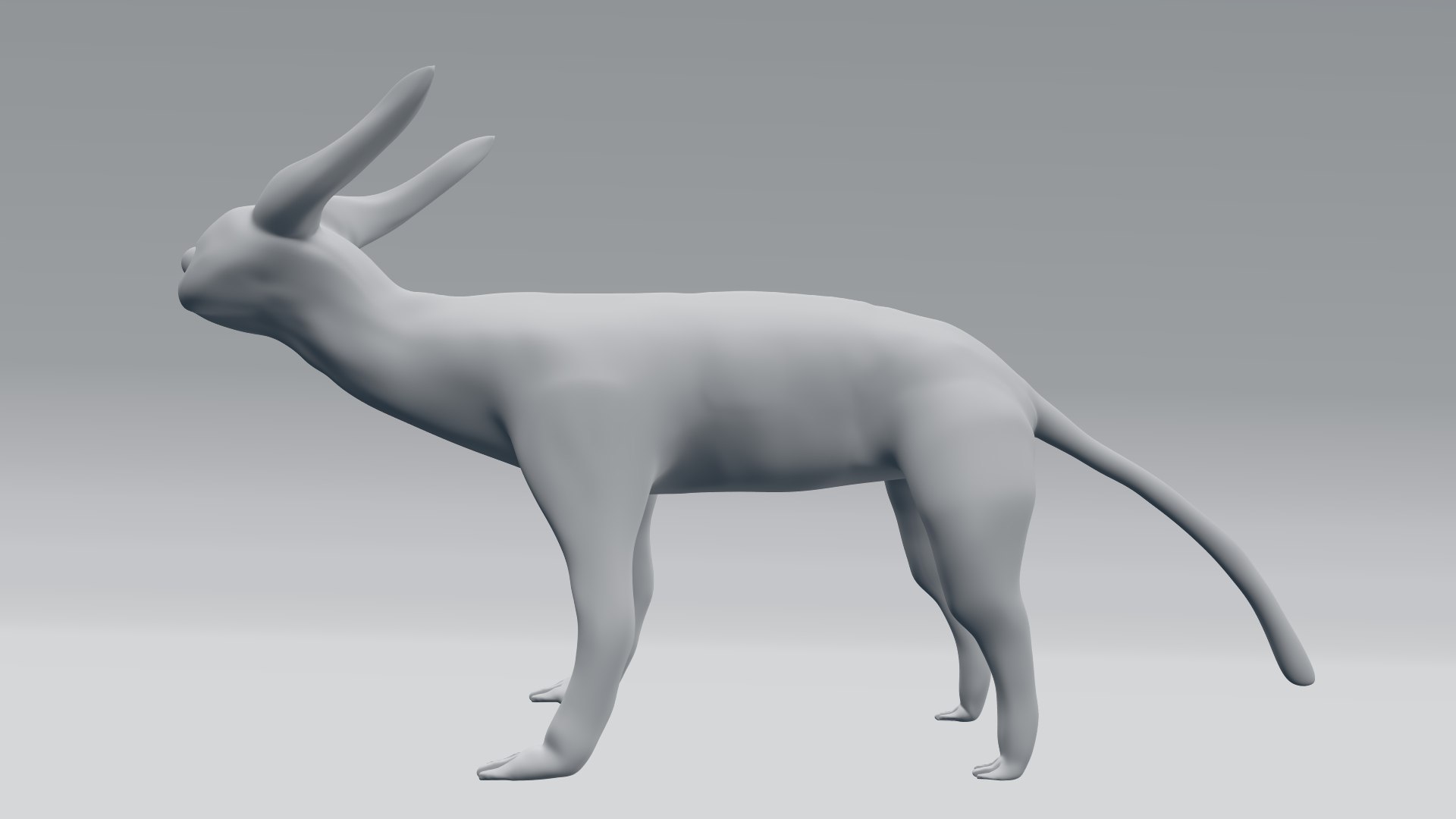 Fluffy Monster 3d Model