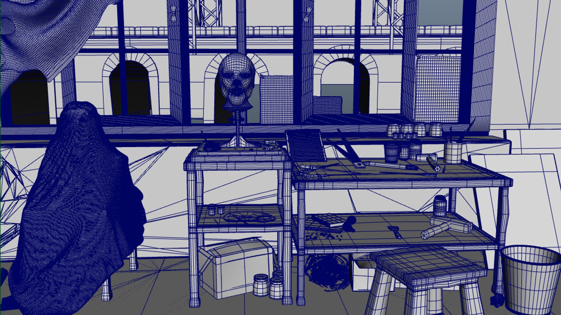 Art Workshop - Scene 3d Model