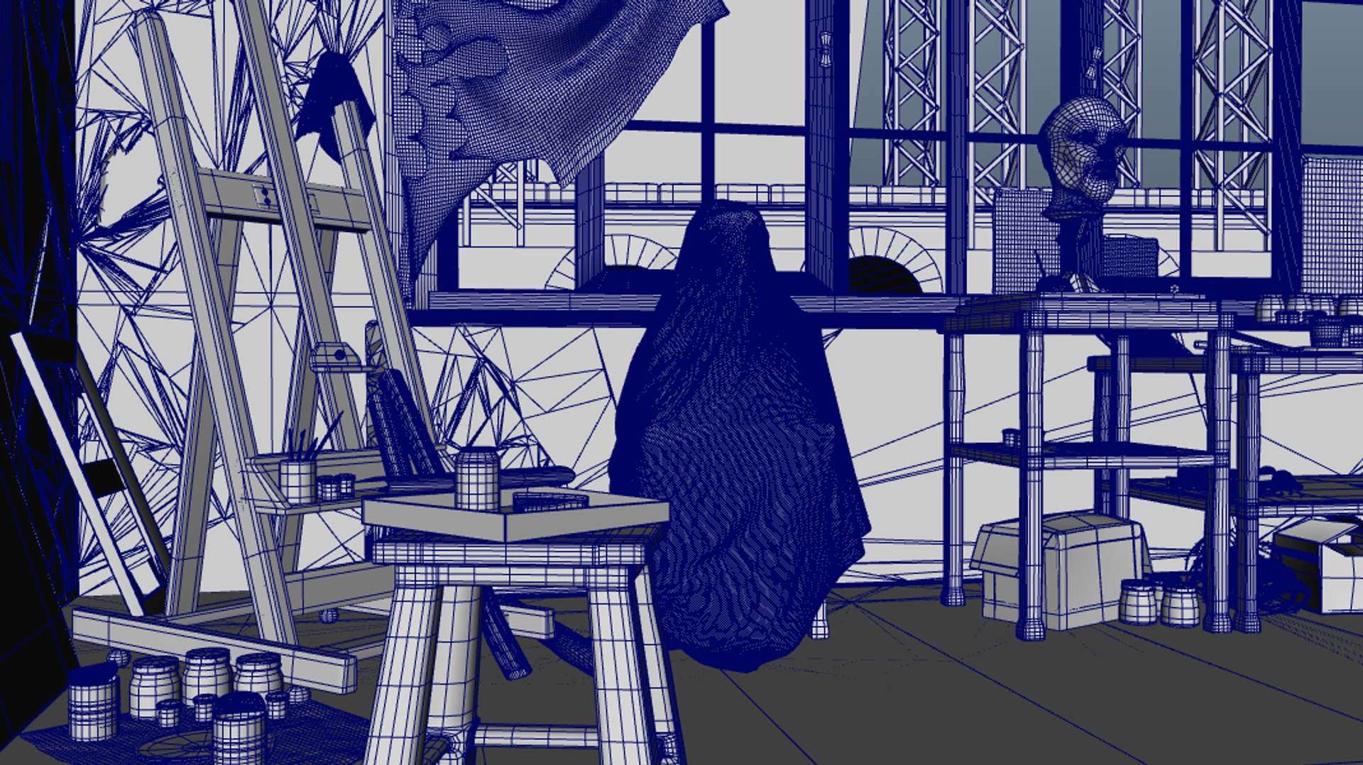 Art Workshop - Scene 3d Model