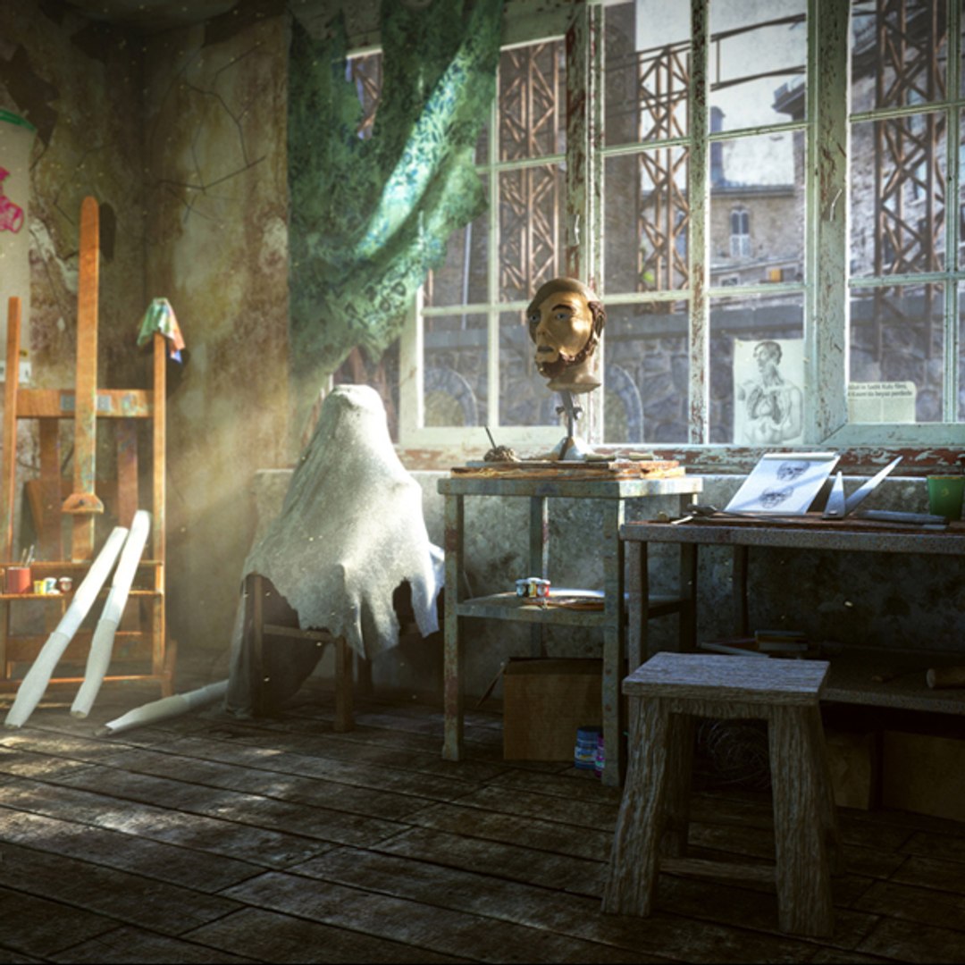 Art Workshop - Scene 3d Model