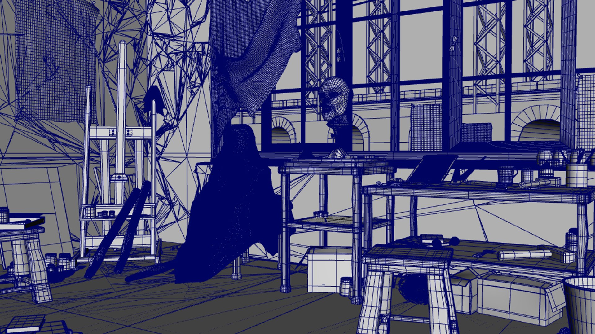 Art Workshop - Scene 3d Model