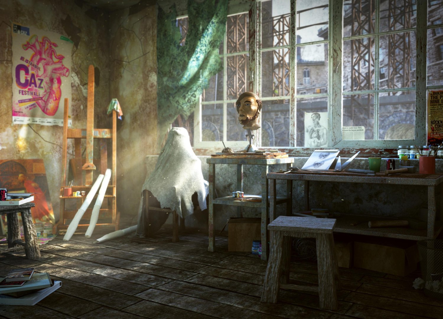 Art Workshop - Scene 3d Model