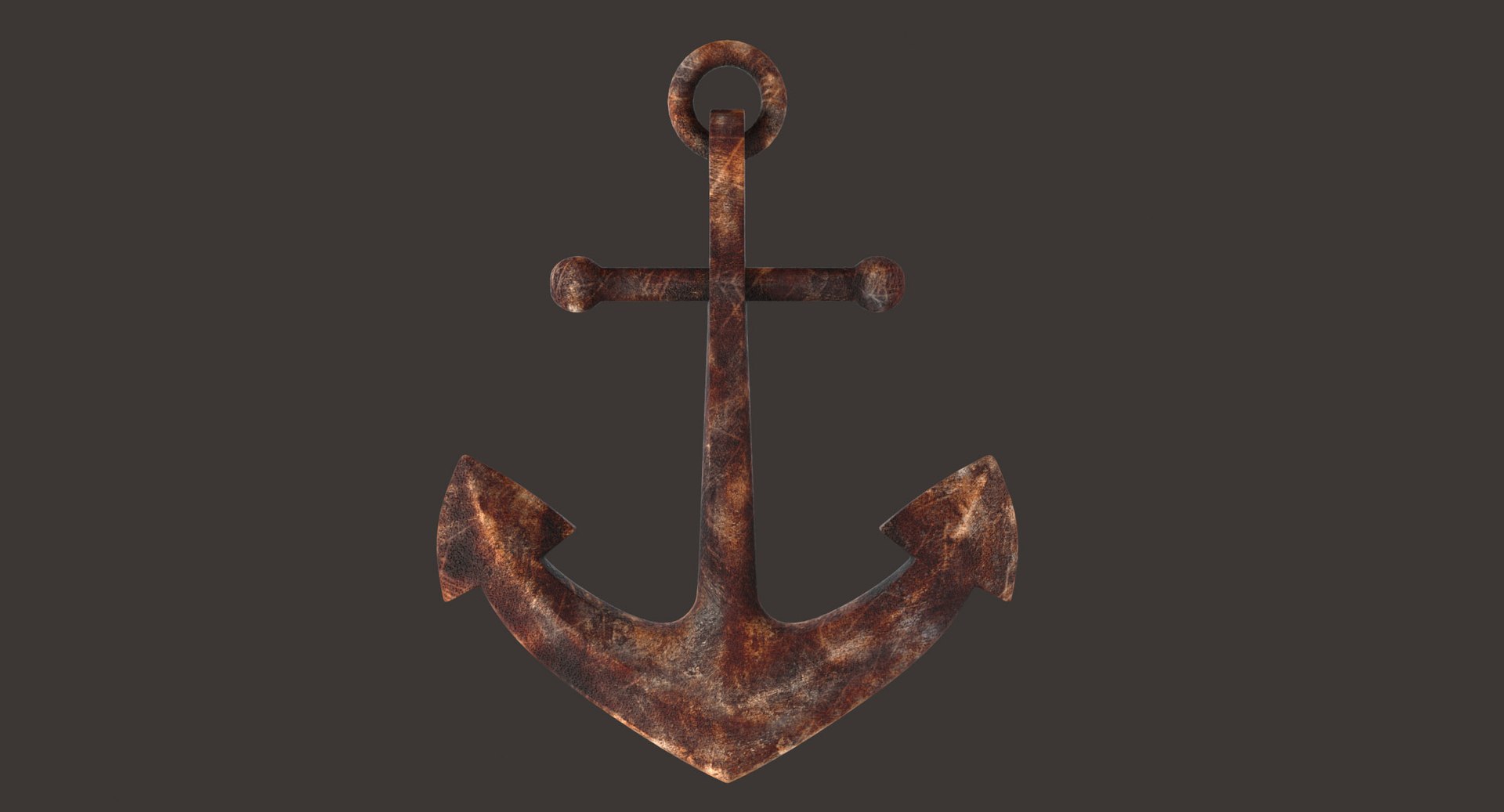 3D Rusty Anchor - TurboSquid 1322439