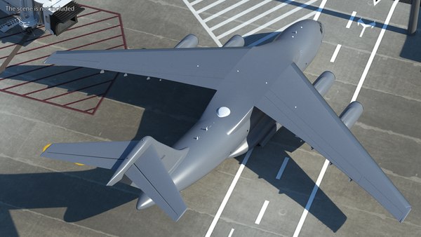 3D Large Military Transport Aircraft model - TurboSquid 1722132