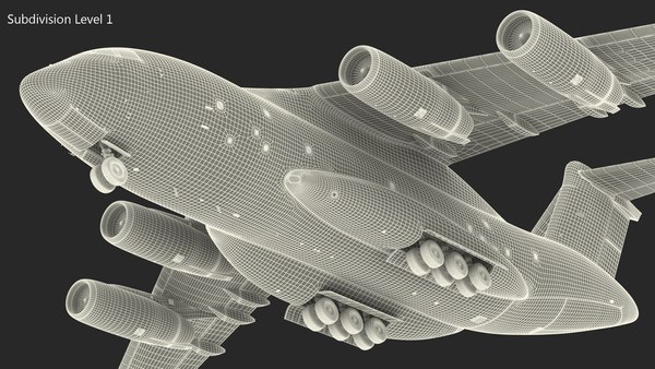3D Large Military Transport Aircraft model - TurboSquid 1722132