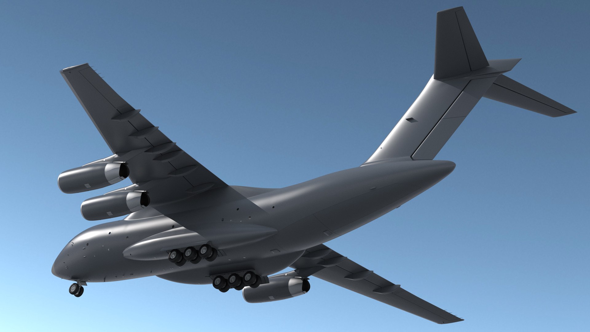 3D Large Military Transport Aircraft model - TurboSquid 1722132