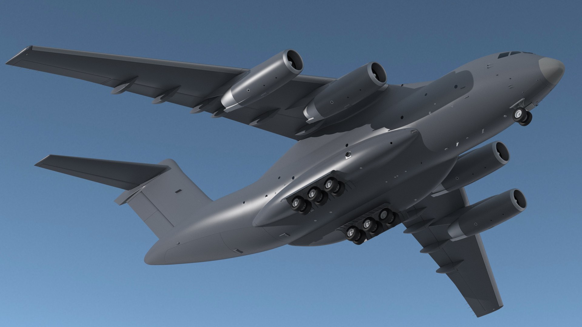 3D Large Military Transport Aircraft model - TurboSquid 1722132