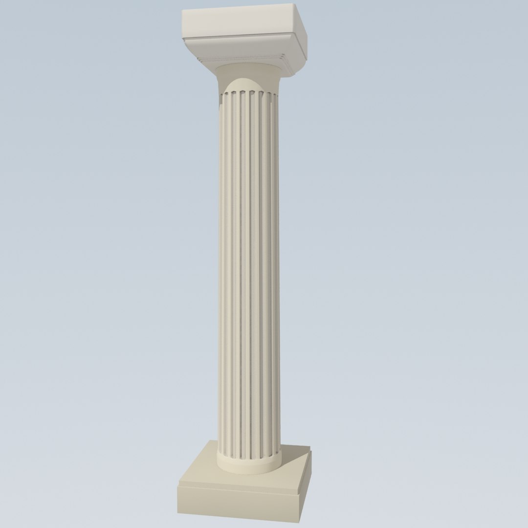 3d Model Pillar