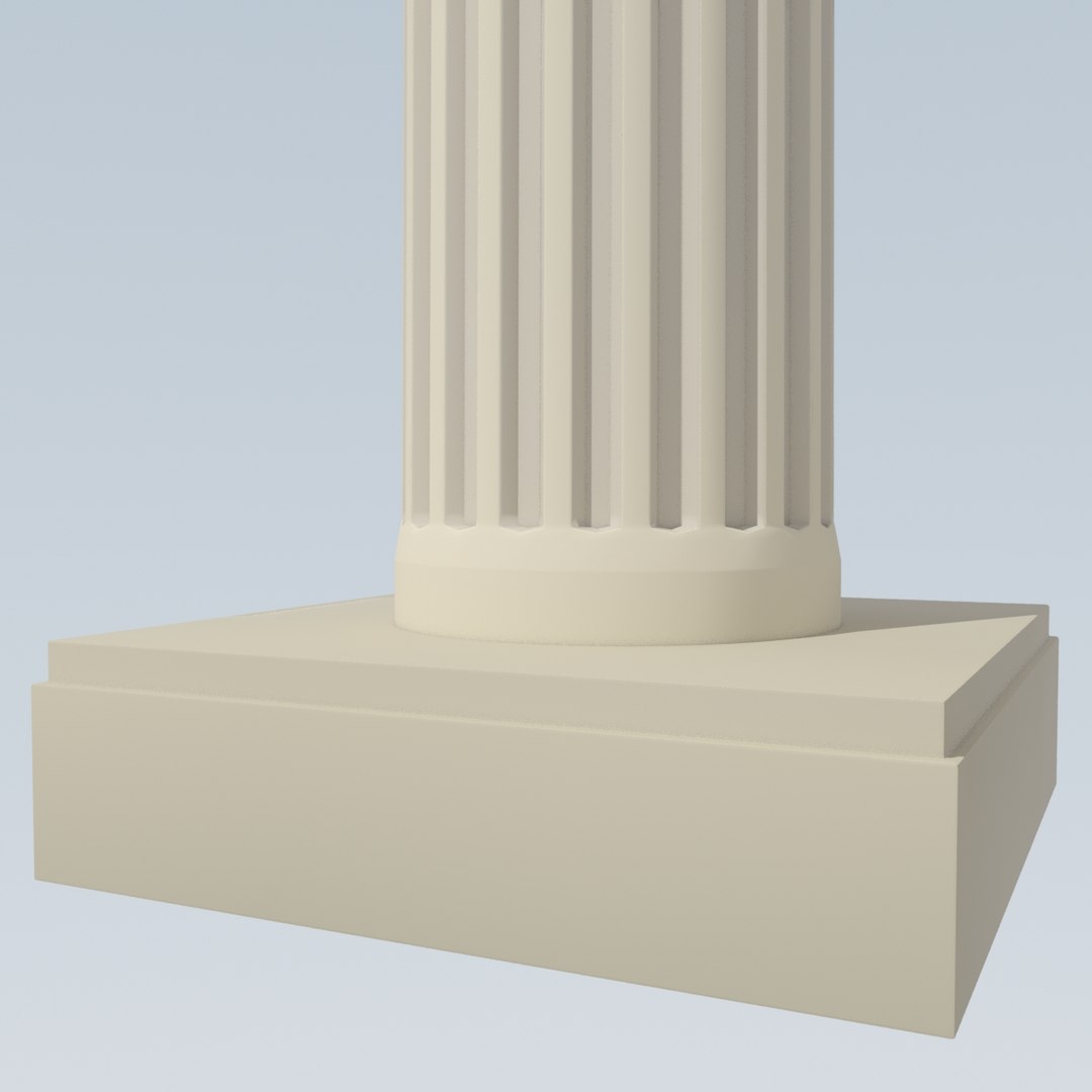 3d Model Pillar