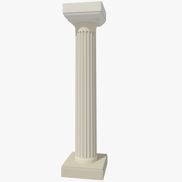 3d model pillar