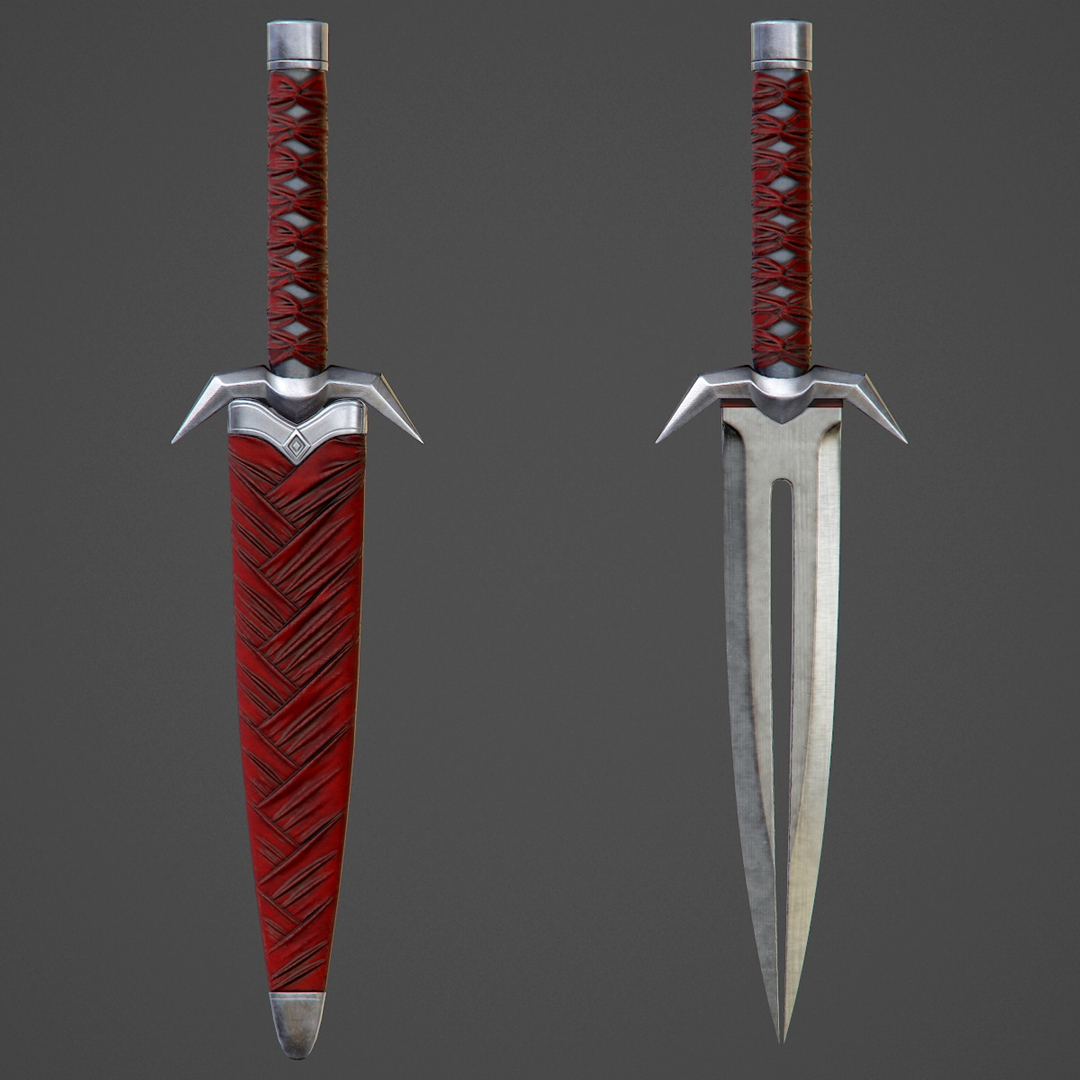 3D Ready Assassin Knife Pbr Model - TurboSquid 1209068