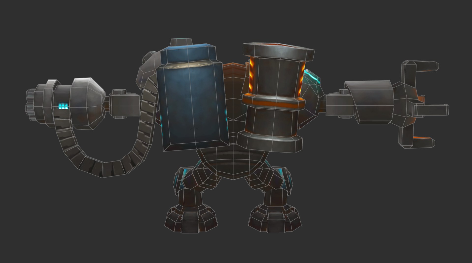 3D Boss Metal Hand-Painted Game Assets model - TurboSquid 2096178