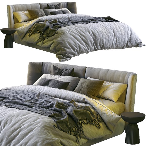 3D gamma bed tulip night - TurboSquid 1637570