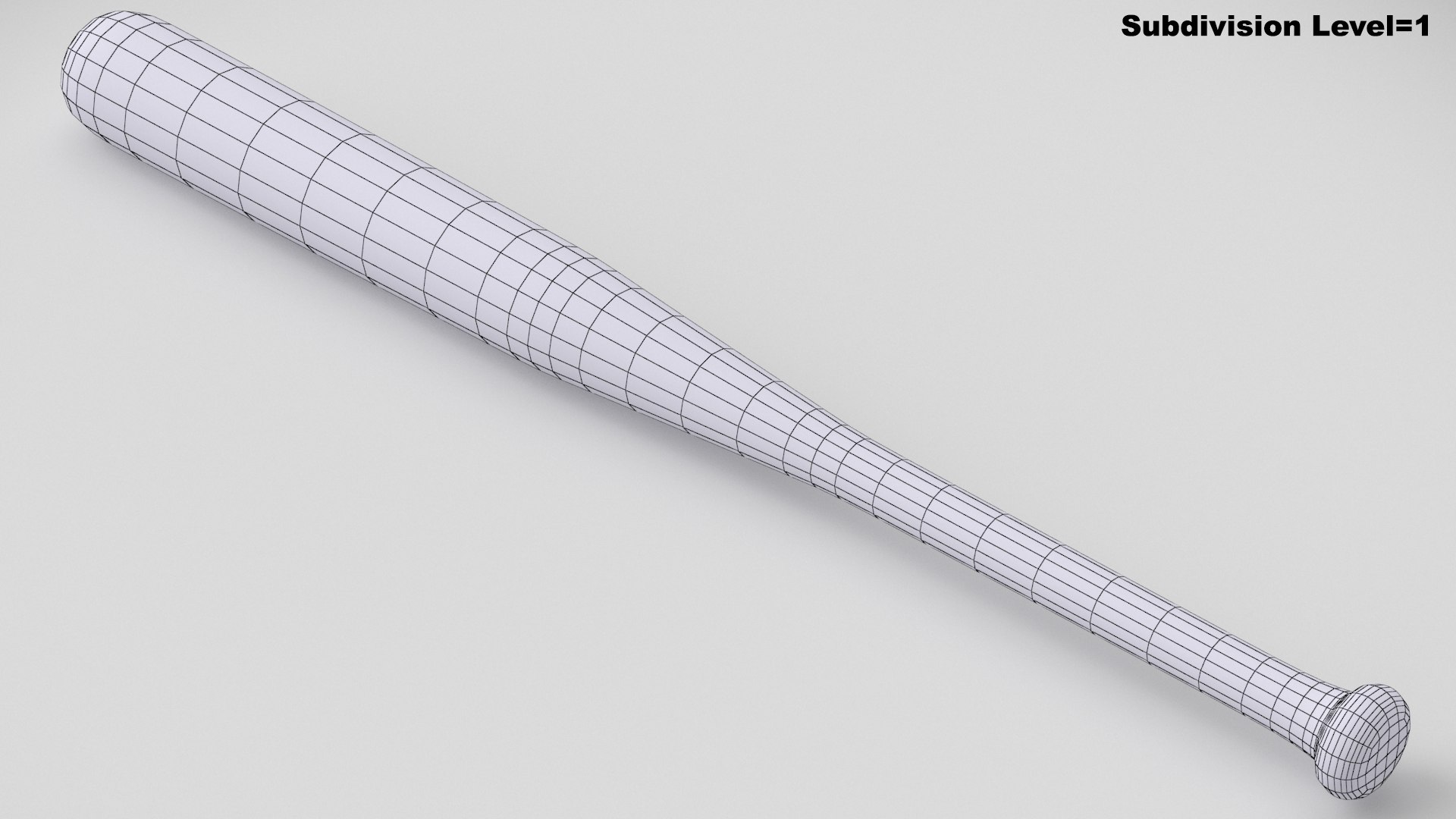 3D Model Baseball Bat 02 - TurboSquid 1961396