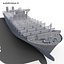 3ds Max Triple E Class Container Ship