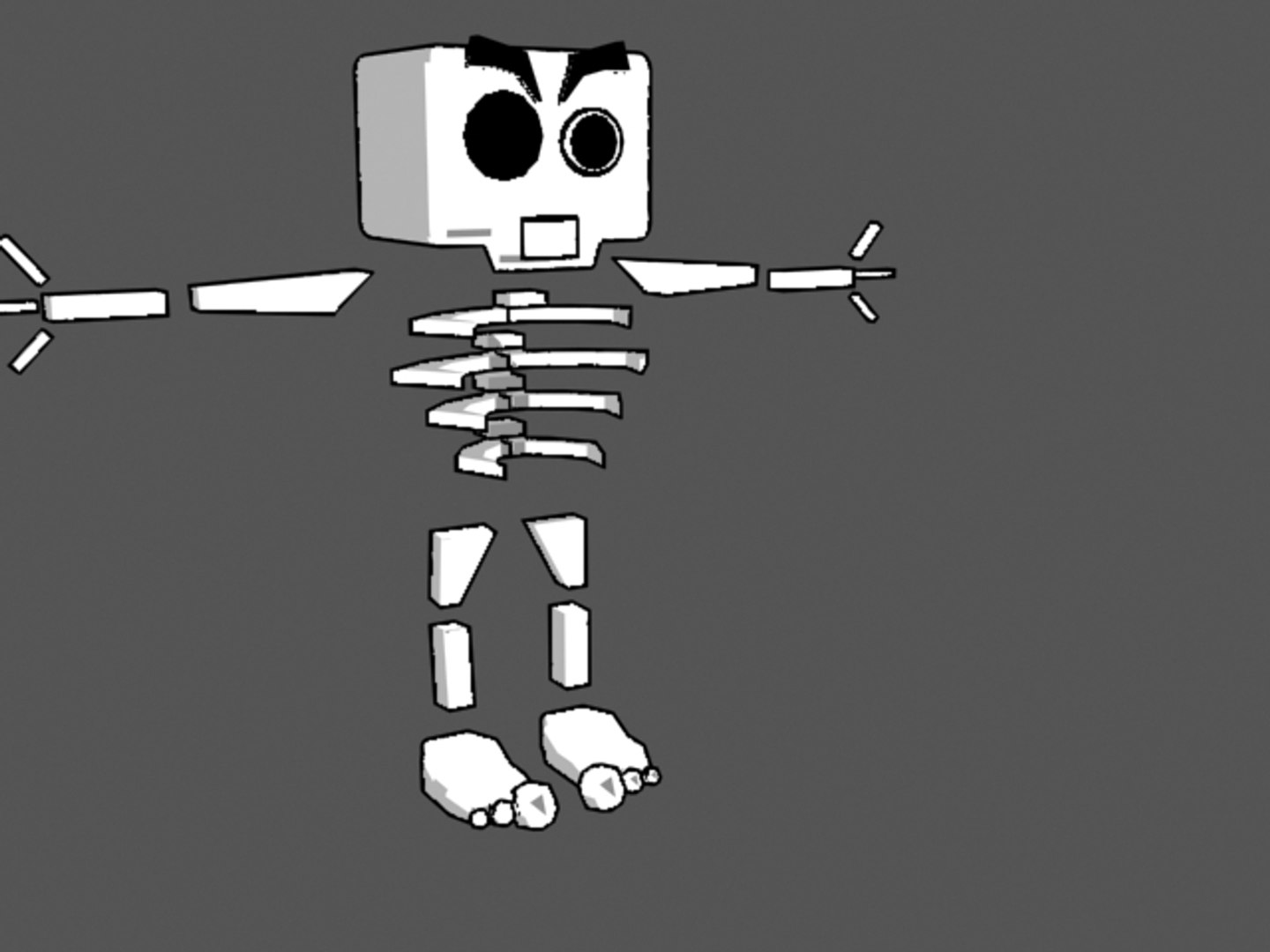 Free Max Mode Cartoon Games Biped Skeleton