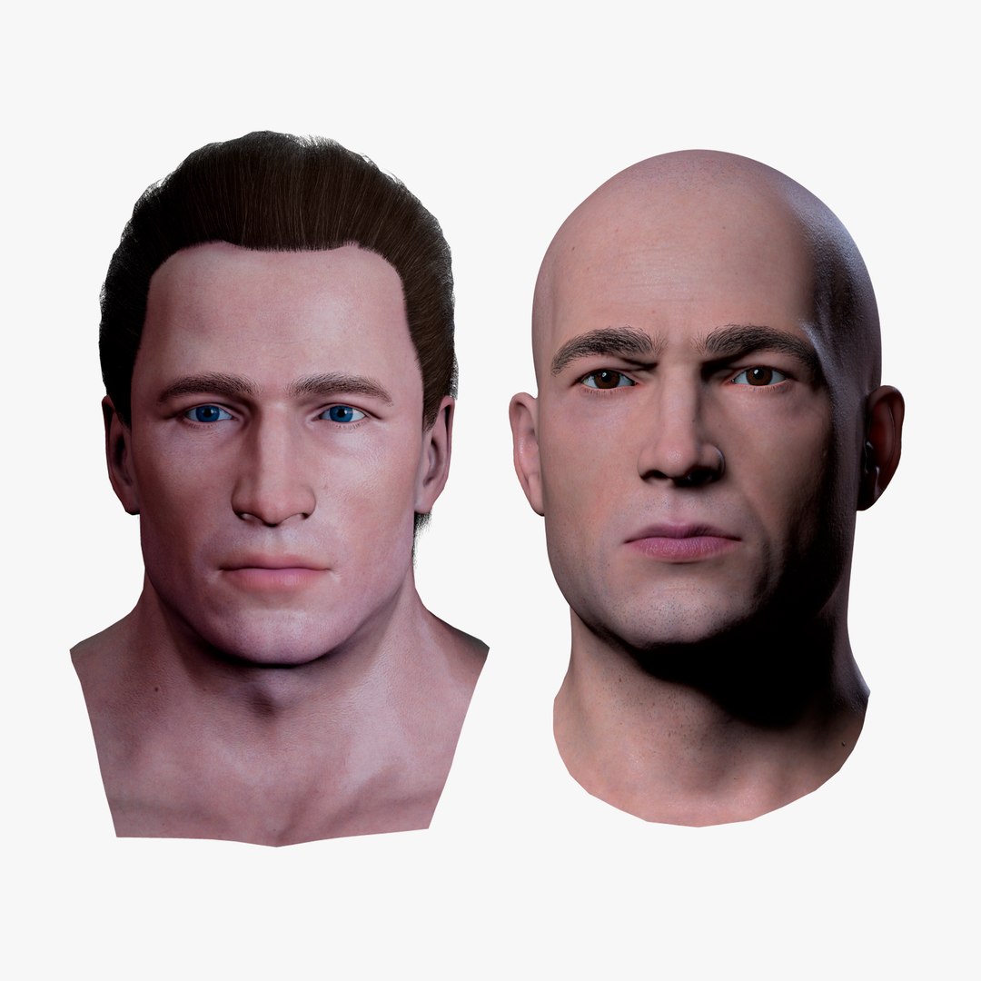 3D Head Pack - 03 model - TurboSquid 1827945