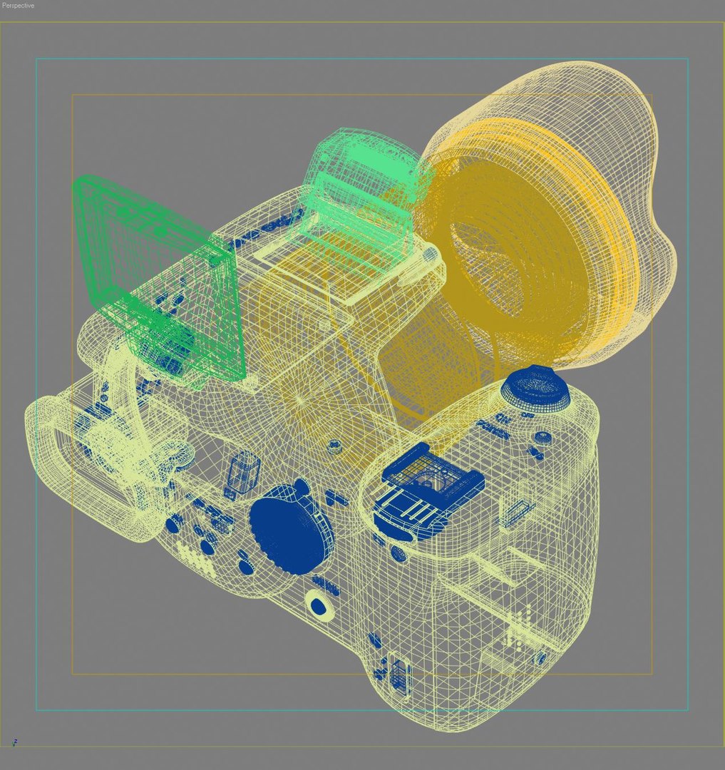 Sony Cybershot Dsc-r1 3d Model