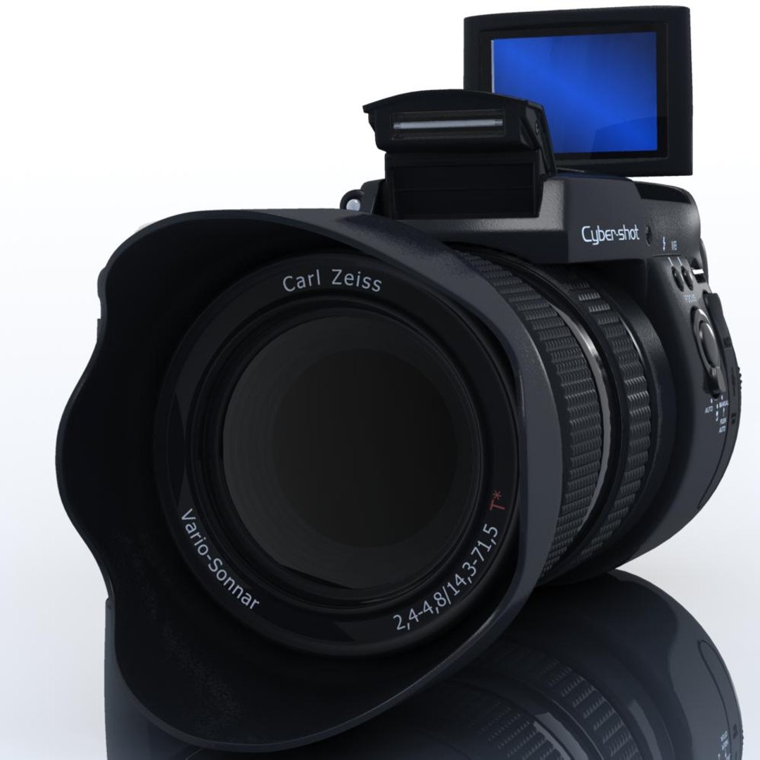 Sony Cybershot Dsc-r1 3d Model