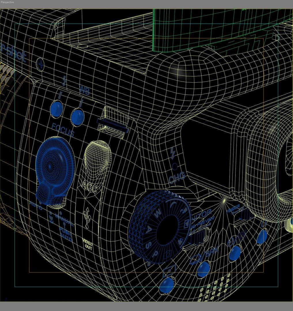 Sony Cybershot Dsc-r1 3d Model