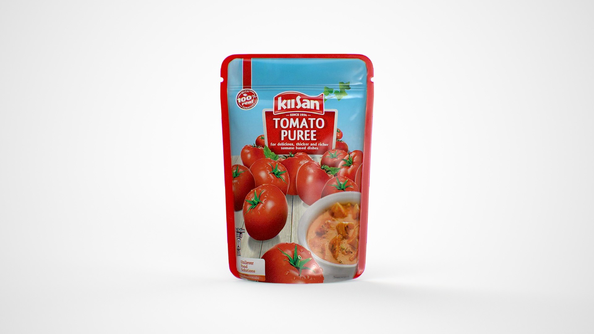 3D Tomato Puree Packet Model - TurboSquid 2212071