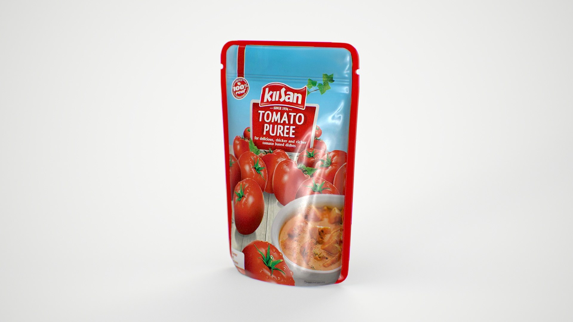 3D Tomato Puree Packet Model - TurboSquid 2212071