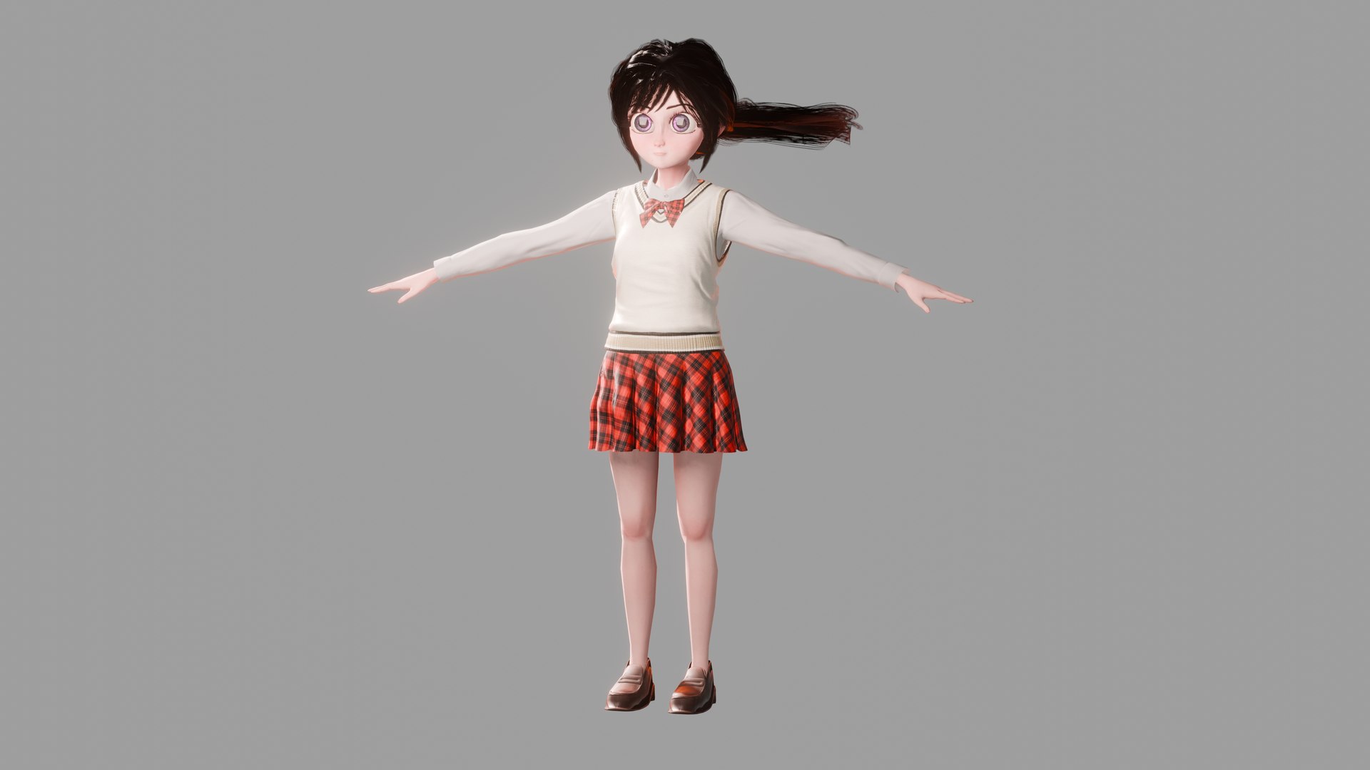 Stylised Female Student 3D Model - TurboSquid 2300216