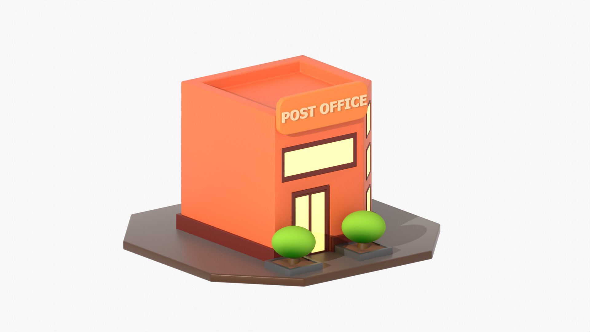 3D Model Post Office 3D Illustration - TurboSquid 2235844