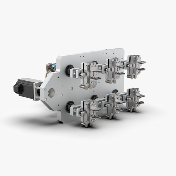 3D Robot End Axis Pneumatic Gripper model - TurboSquid 2025622