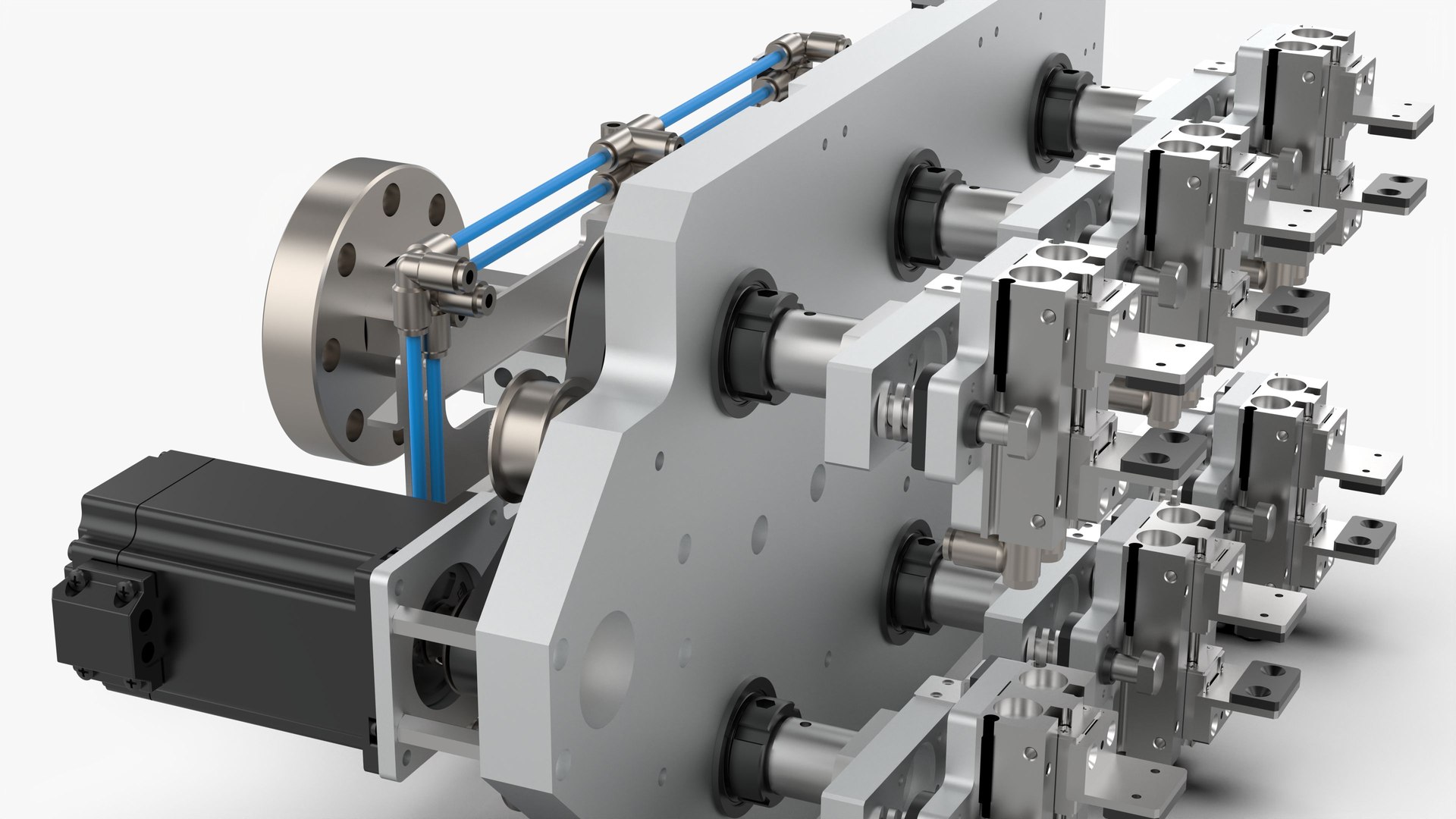 3D Robot End Axis Pneumatic Gripper Model - TurboSquid 2025622