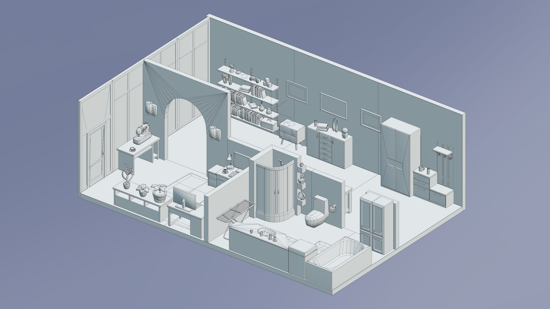 3D Model Room 50 - TurboSquid 2152144