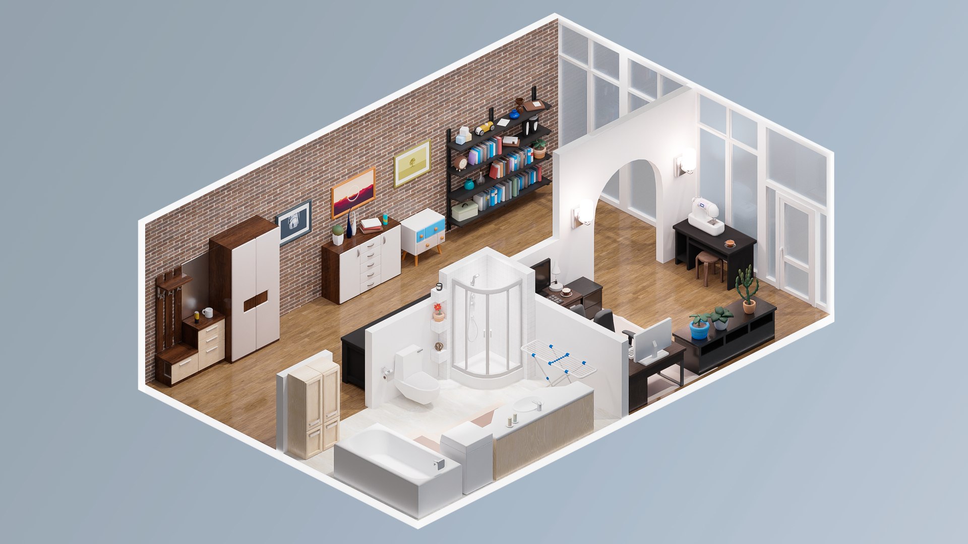 3D Model Room 50 - TurboSquid 2152144