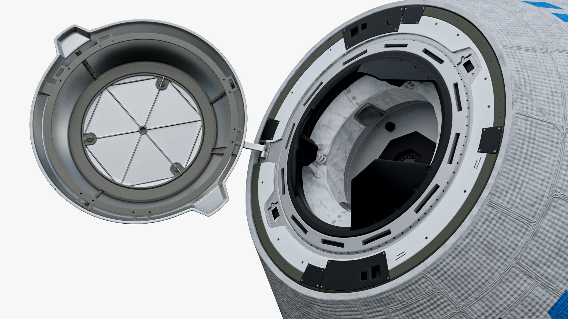 Boeing Starliner Spacecraft With Open Airlock - TurboSquid 2268784