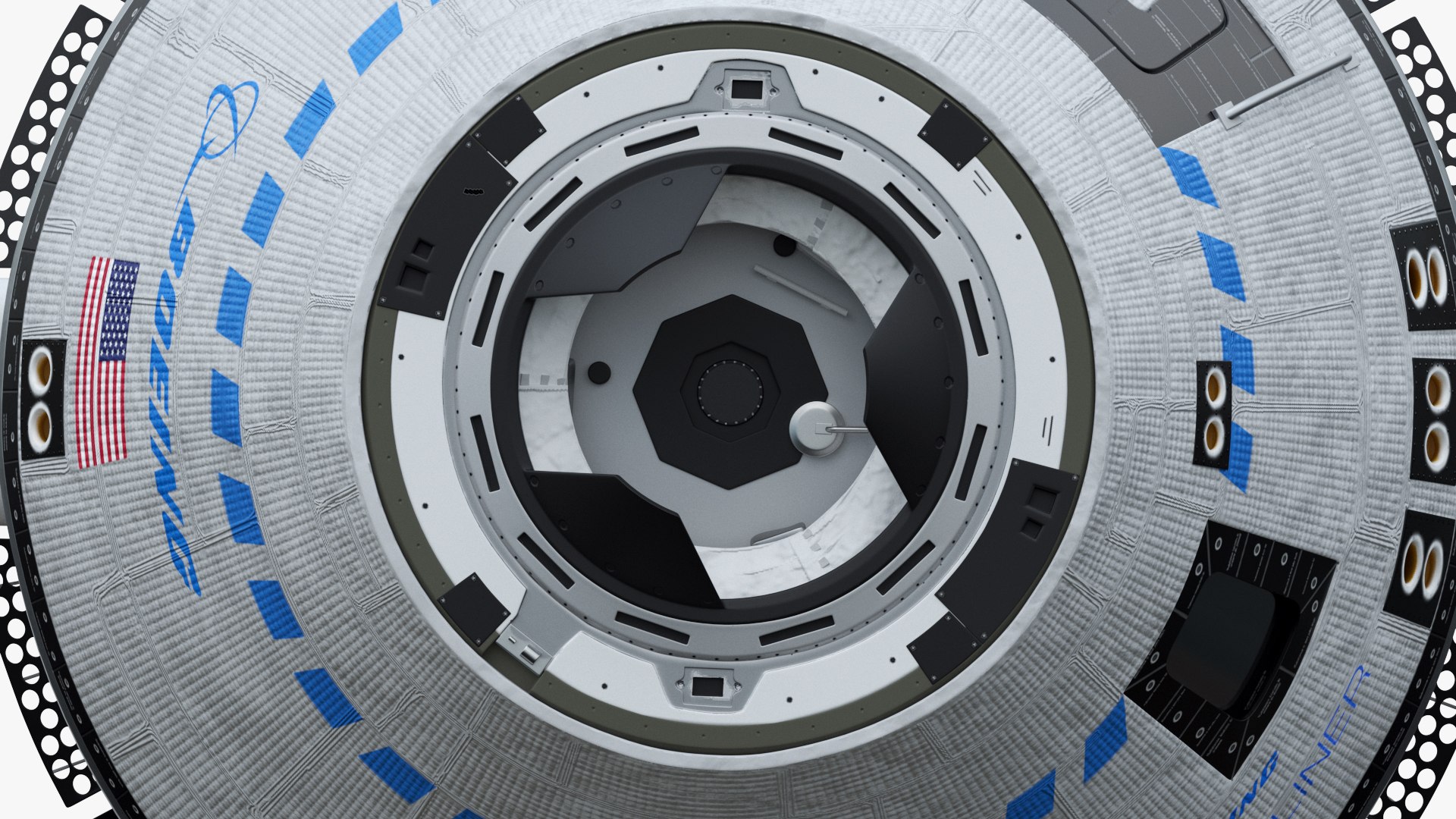 Boeing Starliner Spacecraft With Open Airlock - TurboSquid 2268784