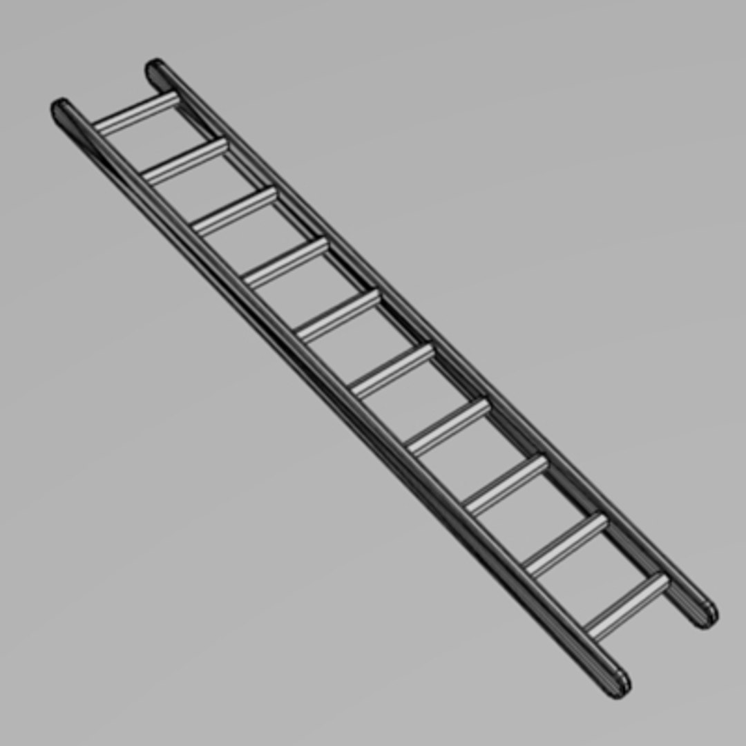 Ladder Stepladder 3d Model