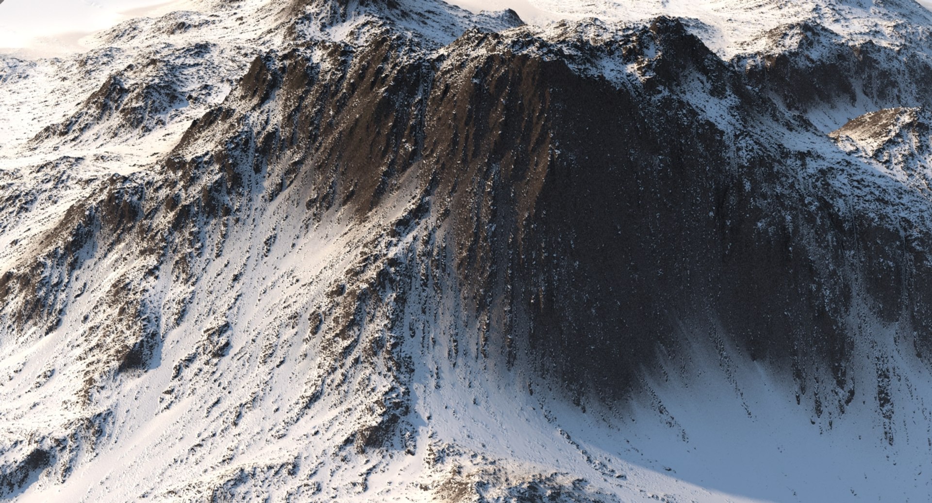 Mountain Realistic 3d Model