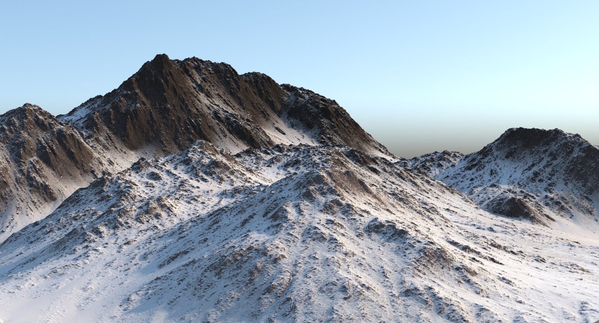 Mountain Realistic 3d Model
