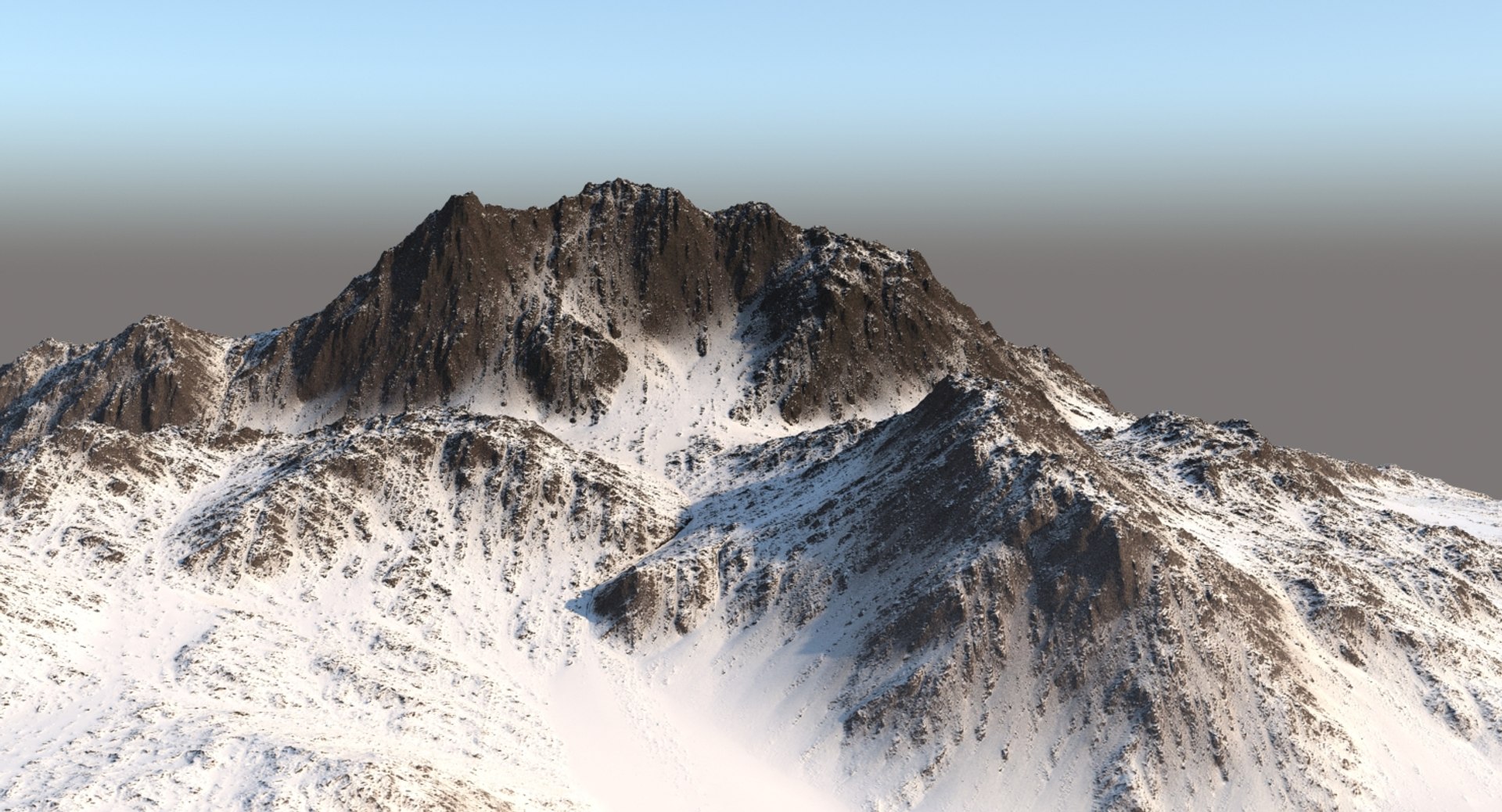 Mountain Realistic 3d Model